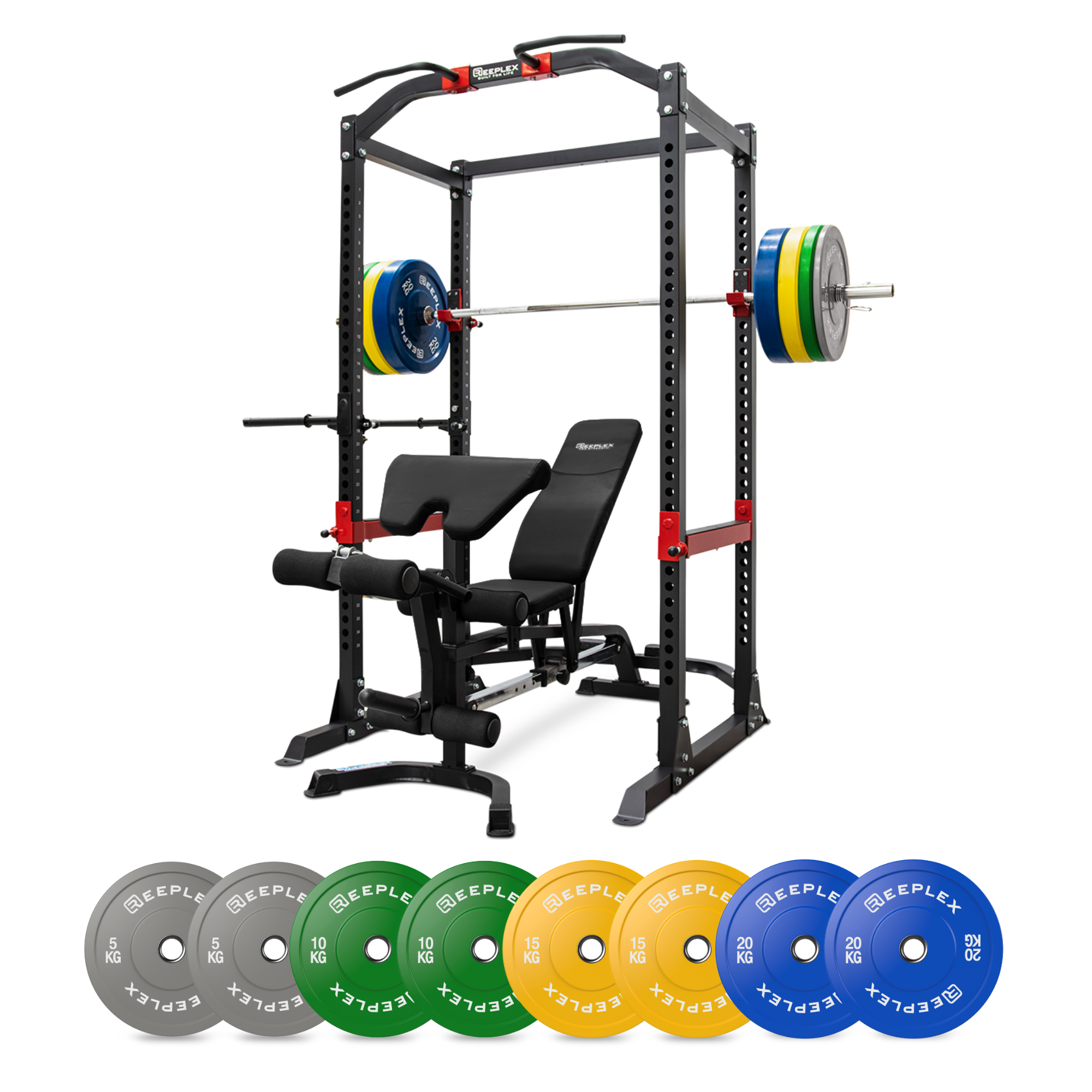 Heavy Duty Power Rack and Adjustable Bench - Power Rack Package ...
