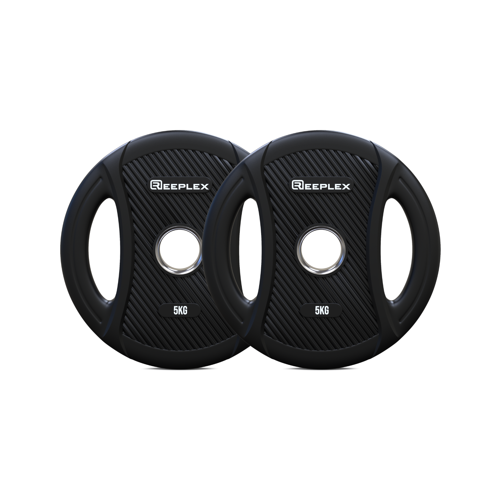 Reeplex 5kg PVC Olympic Weight Plate Pair - Weight Plates