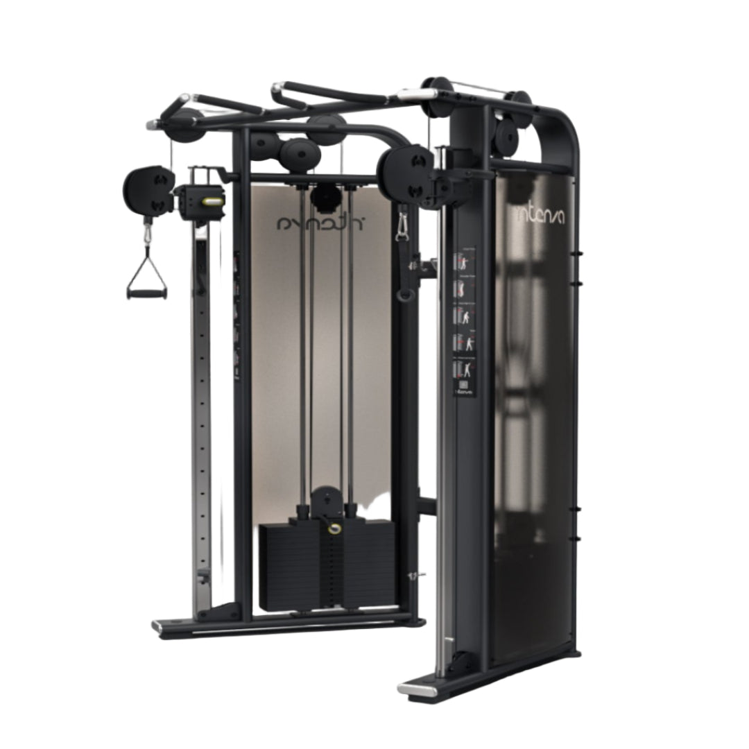 Intenza Dual Adjustable Pulley Cable Machine | Full-Body Strength Trainer