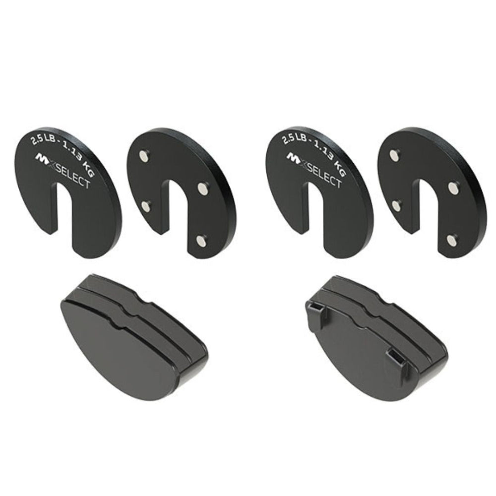 MX EVO Dumbbells Increment Plates with Holder – 4 x 2.5lbs