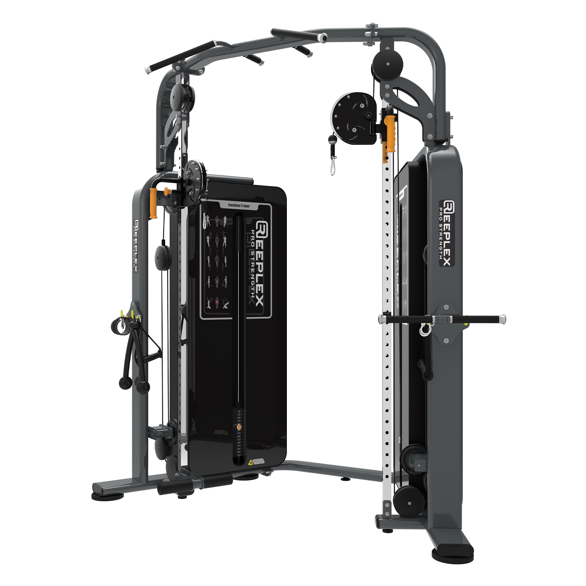 Reeplex Commercial Functional Trainer with 2 x 100kg Weight Stacks