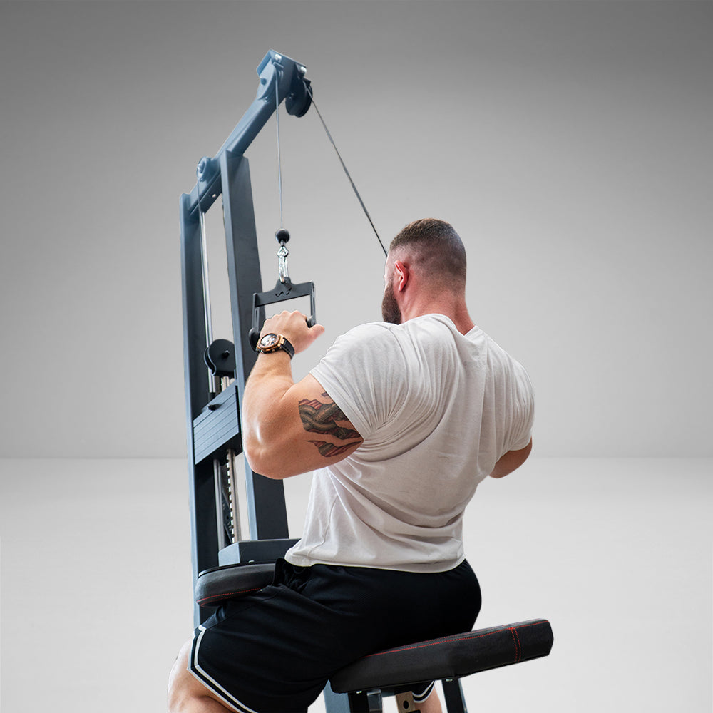 Single Stack Dual Cable Lat Pulldown | Balanced Upper Back Trainer