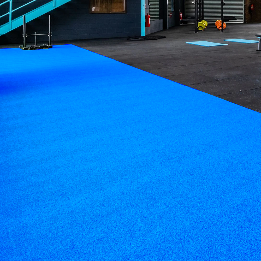 Sled Track 2m x 20m Astro Turf Blue - Dynamo Fitness
